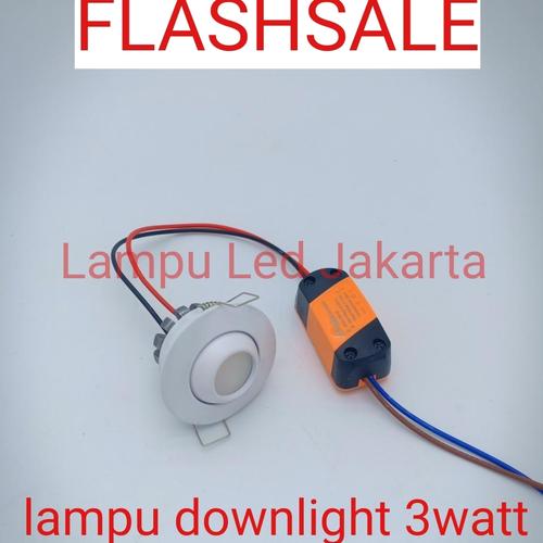 Jual Lampu Downlight Led 3w mini inbow plafon. spotlight mini 3watt 3w ...