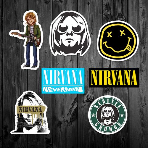 Jual Sticker Pack Band Nirvana [7 Pcs] - Kab. Tangerang - Yeager Art ...