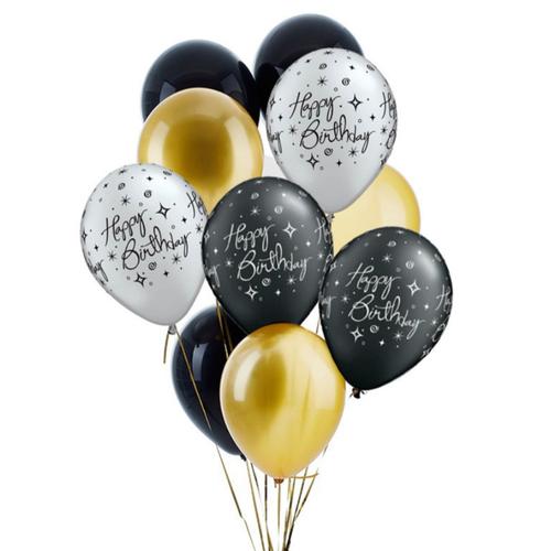 Jual Balon Latex Happy Birthday ukuran 12" / Balon dekorasi ulang tahun ...