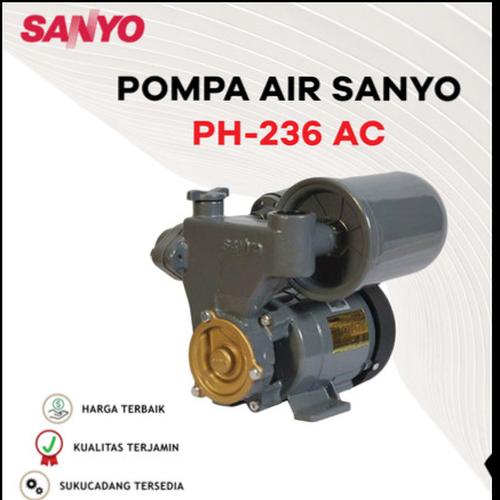 Jual Sanyo Pompa Air Sumur Dangkal Otomatis PH 236 AC Water Pump 236AC ...