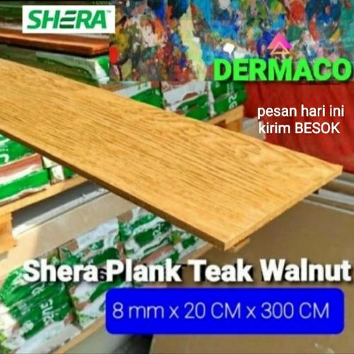 Jual SHERA PLANK WALNUT JATI MUDA 20 CM / WOODPLANK / LISPLANG GRC ...