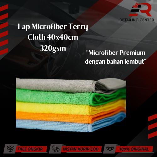Jual KAIN LAP MICROFIBER TEBAL 320 GSM REAL 40x40 BEST MIKROFIBER ...