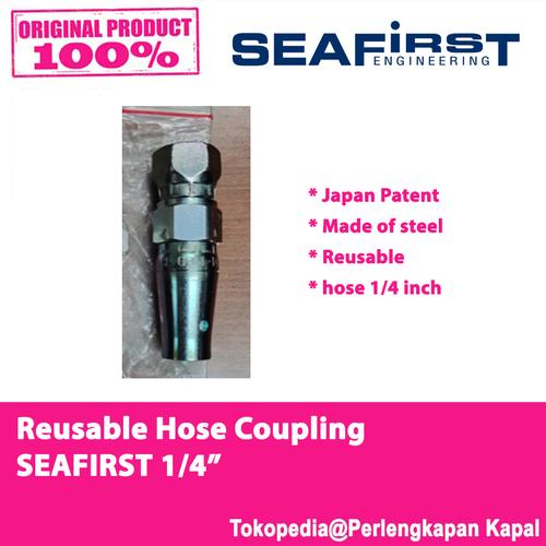 Jual SEAFIRST Reusable Hose Coupling 1/4 inchi / Konektor selang ...