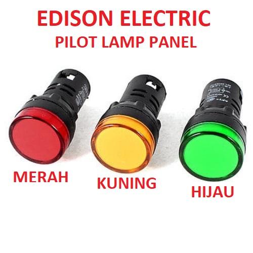 Jual Pilot Lamp LED Merah Kuning Hijau 22MM 220V - Merah - Kota ...