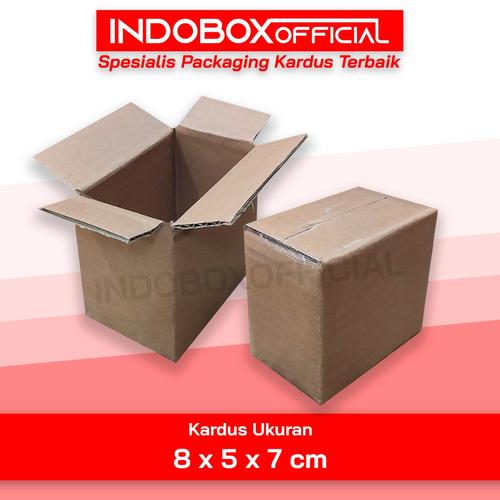 Jual KOTAK 8x5x7 cm PACKING BOX Kardus Packaging Corrugated POLOS ...