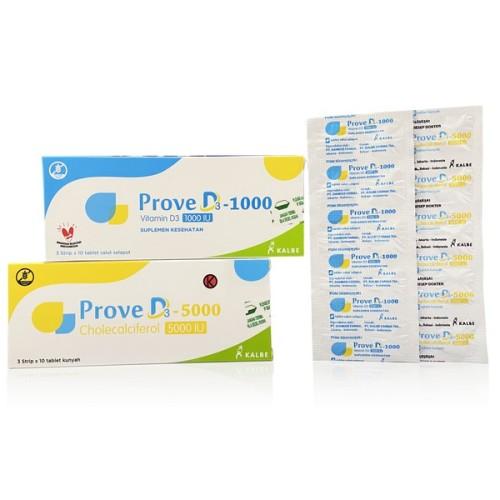 Jual Prove D3 5000 IU - Box/dus/Dos - Vitamin Tulang dan Daya tahan ...
