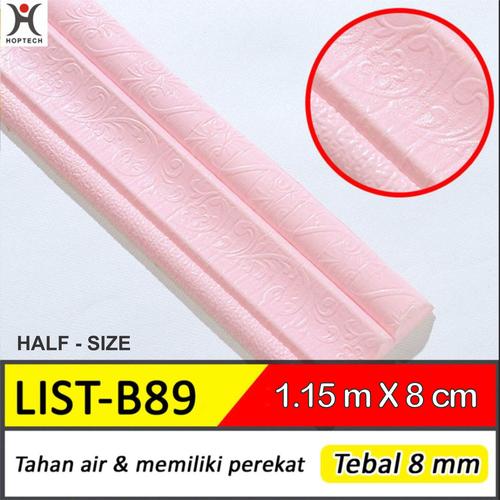 Promo List Dinding Wallpaper 3D Motif Bunga Panjang 1 Meter Lebar 8cm ...