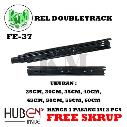 Promo Rel HUBEN Laci Double 2x Tarik Full Extension FE 37mm - 25CM ...