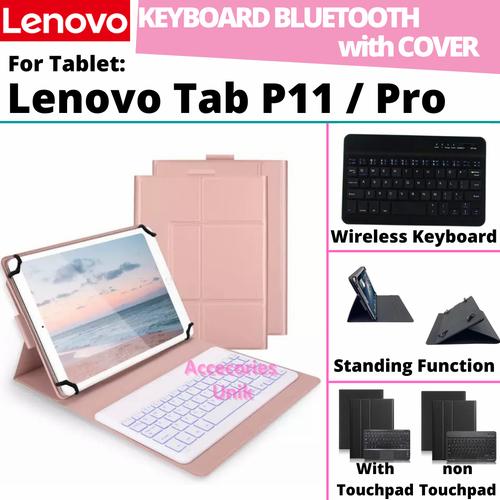 Jual Lenovo Tab Tablet P11 P 11 Pro Book Cover Keyboard Wireless ...