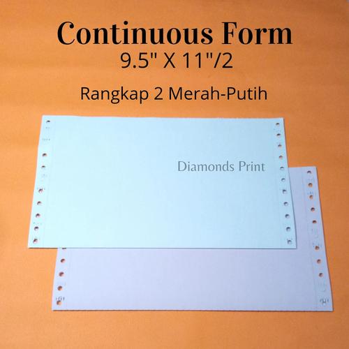 Jual Kertas Faktur Continuous Form 9.5 X 11/2 Rangkap Dua Paper Print ...