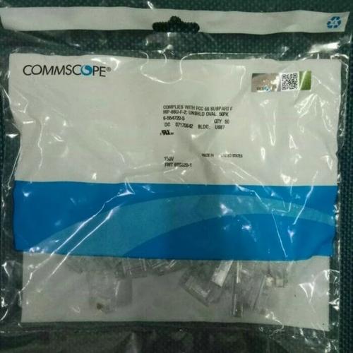 Jual Connector RJ45 cat 5e AMP COMMSCOPE - Kota Cimahi - Digitama Computer | Tokopedia