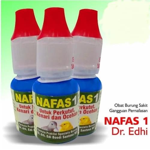 Jual NAFAS 1 OBAT BURUNG SAKIT PILEK SERAK PERNAFASAN DR EDHI NAFAS 1 ...