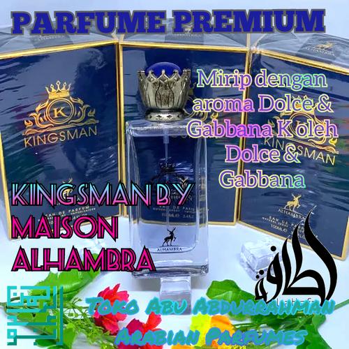 Jual PARFUME PREMIUM SPRAY Kingsman Men Alhambra LATTAFA EDP KEMASAN ...