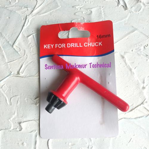 Jual 16 MM Kunci Kepala Bor Gagang Karet Universal Key For Drill Chuck ...