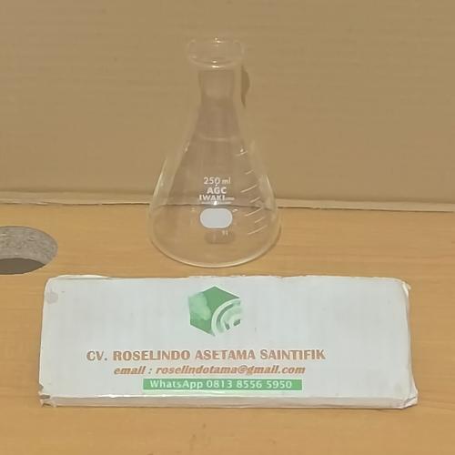 Jual Erlenmeyer Flask 250 ml IWAKI Original - Kab. Bekasi - ROSELINDOTAMA SAINTIFIK | Tokopedia
