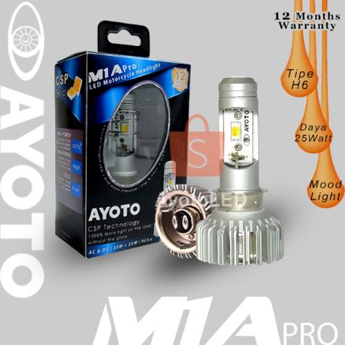 Jual Lampu Motor LED AYOTO M1A Pro H6/T19/M5 Hi-Lo AC DC Original - M1A ...