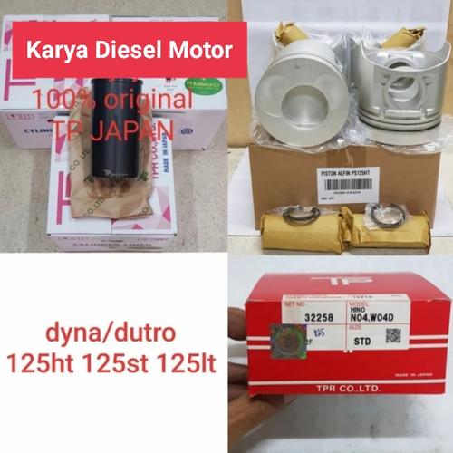 Jual Liner Ring Seher Piston Set Toyota Dyna Hino Dutro 125ST 125HT ...