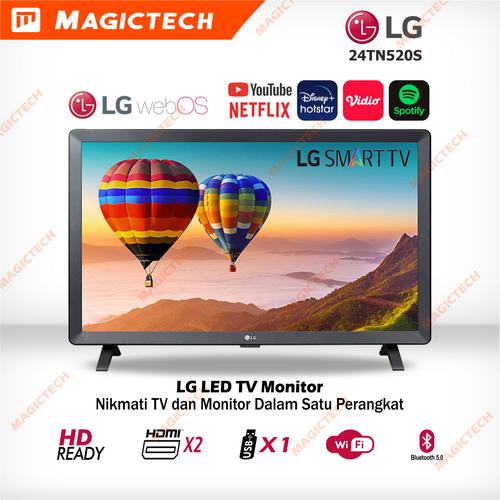 Jual LG SMART TV LED MONITOR 24 INCH 24" 24TN520S-PT DIGITAL HD - Kota ...