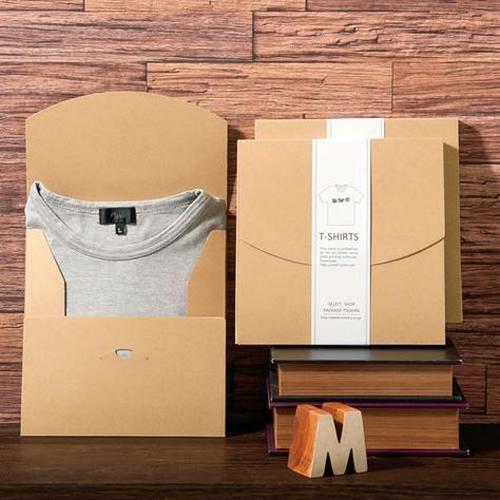 Jual kotak baju box baju custom box packaging kraft box full coklat ...