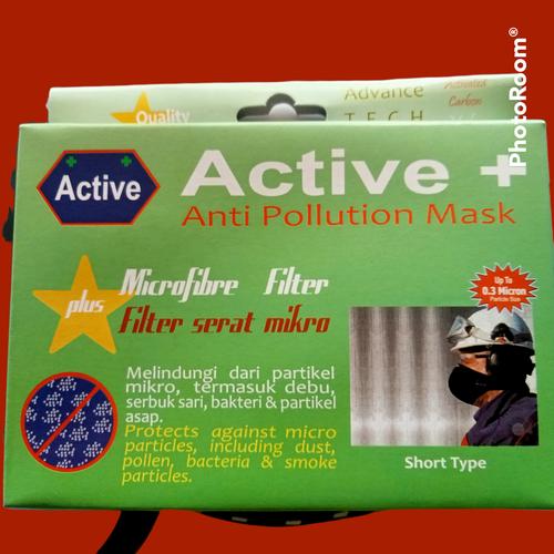 Jual Active+ Anti Pollution Mask/ Masker Hitam Aktive+ - Kab. Bekasi ...