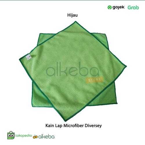 Jual Diversey Taski MyMicro Cloth Green - Lap microfiber 40 x 40 hijau ...