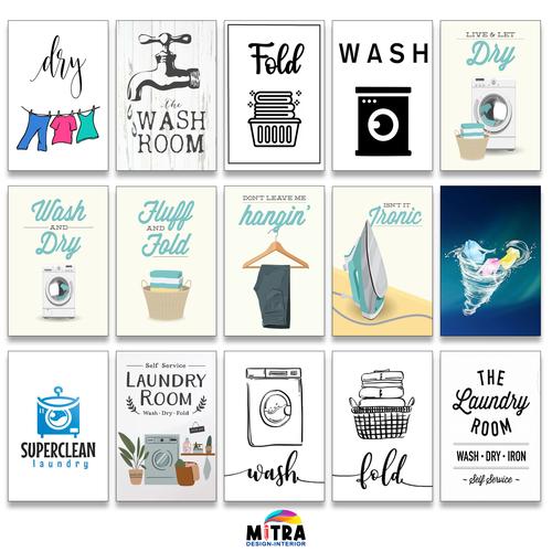 Jual Hiasan dinding Laundry room Quote pajangan ruangan laundry ...