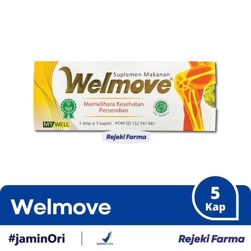 Jual Welmove Suplemen Makanan 1 Strip isi 5 Kaplet - Wellmove Well Move ...