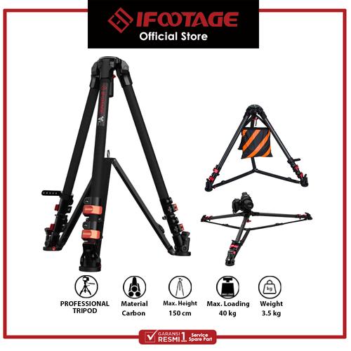 Jual Ifootage Wildbull T7S Tripod Carbon Camera - Tripod Multi Angle ...