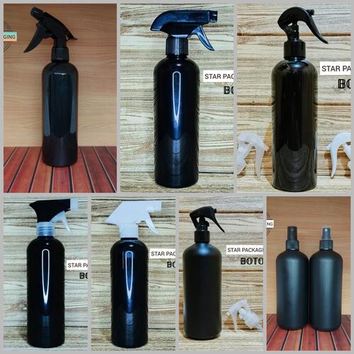 Jual Botol 500ml Botol Spray 500ml Hitam Botol Kispray 500ml Hitam Tebal - PETKisprayHitam ...