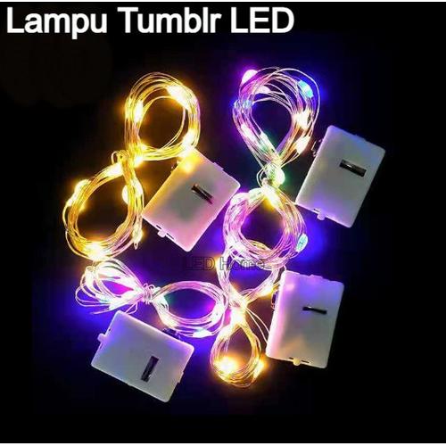 Jual Lampu Kawat LED rainbow Lampu LED Tumblr/String Light LED Free ...