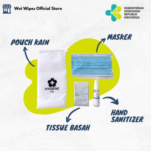 Jual Hygiene Kit Kain Masker Hand Sanitizer - Masker Satuan - Kota ...