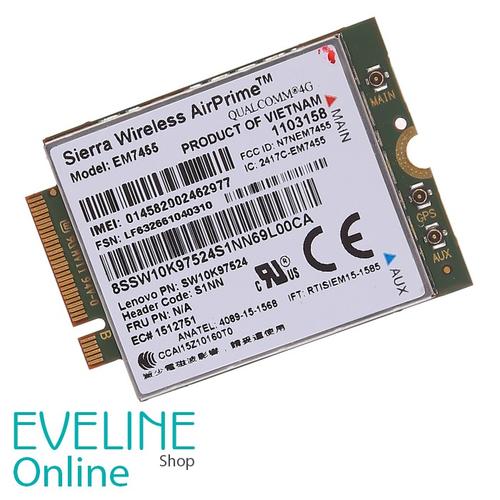 Jual Sierra Wireless AirPrime EM7455 4G LTE WWAN Card Qualcomm - Kota ...