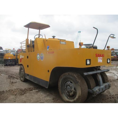 Jual Tire Roller Sakai TS150 Kapasitas 8-10 Ton 9 Tires Ex Japan ...