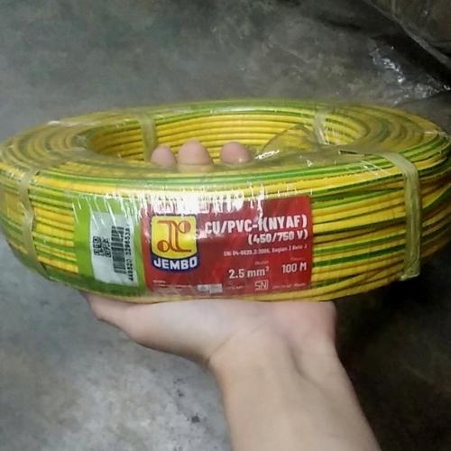 Jual Kabel Listrik Serabut NYAF 1x2,5mm 2,5mm Jembo Meteran Potongan - Kuning Hijau - Jakarta ...