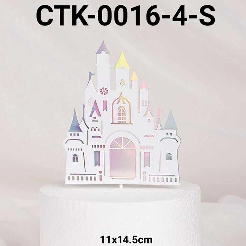 Jual GR-CTK-0016 Cake topper kertas hiasan kue istana castle princess - CTK-0016-4-S - Jakarta ...