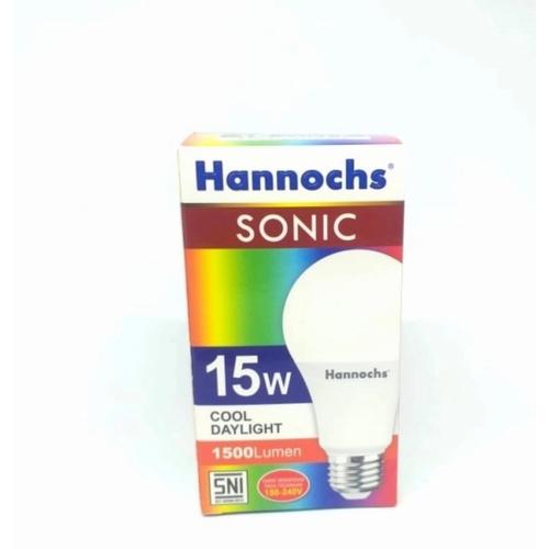 Jual bulb LED HANNOCH SONIC 3w/5w/7w/9w/12w/15w/20w/25w/30w/40w PUTIH ...