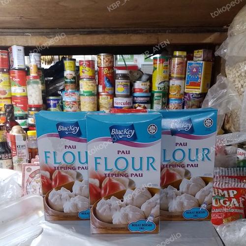 Jual Tepung Pao Blue Key Malaysia 1kg / Pao Flour Bapao Blue Key ...