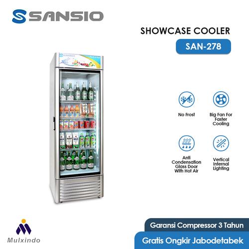 Jual SANSIO - Showcase Cooler 278 Liter / SAN-278 - Jakarta Selatan ...