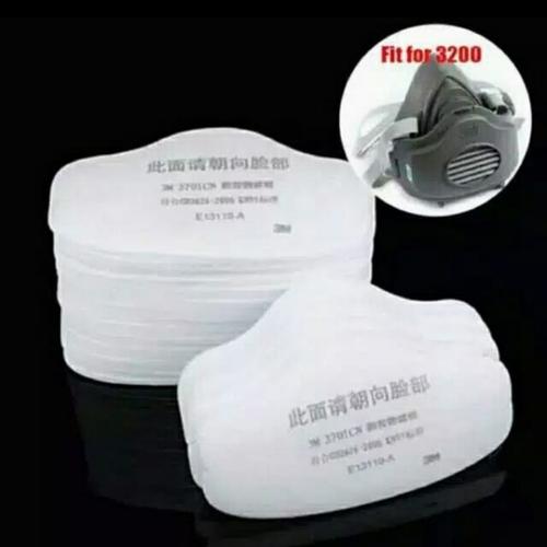 Jual Refill Filter Cotton 3M 3701CN KN95 Untuk Masker Respirator 3200/ ...