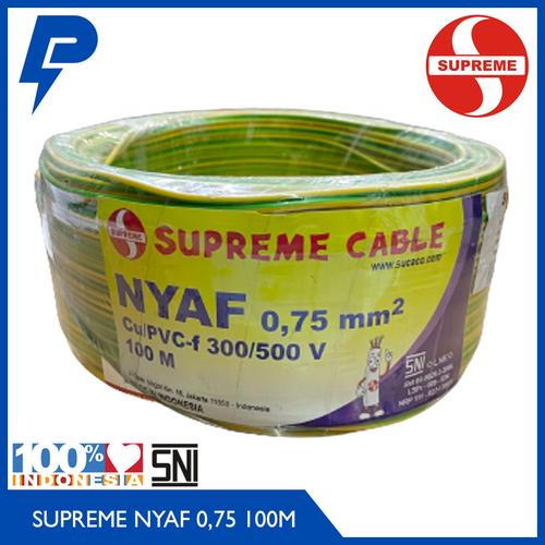Jual KABEL SUPREME NYAF 0,75 mm 100 meter Tunggal Serabut 0,75 - Hitam - Jakarta Barat ...