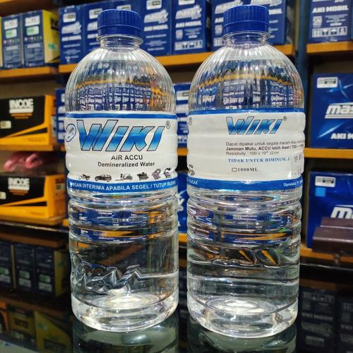 Jual Air Aki/ Accu WIKI 1 liter untuk penambahan air aki Mobil & Motor ...