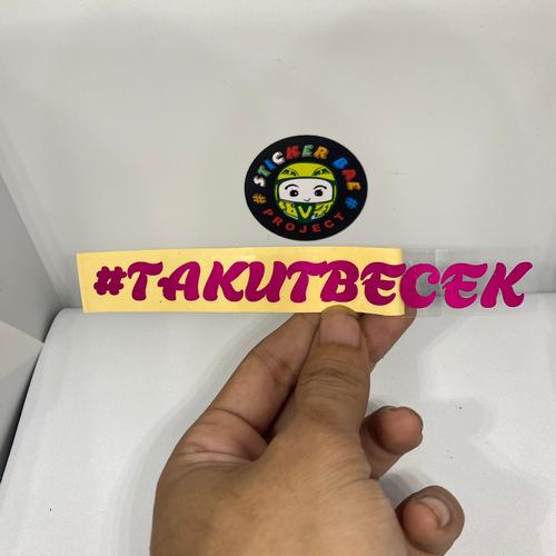Jual Sticker takut becek satuan stickerbae project - hologram - Kab ...
