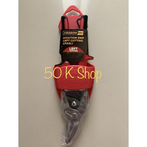 Jual Gunting baja ringan Left Cutting ( Merah ) merk Krisbow - Jakarta ...