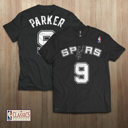 Jual KAOS BAJU TSHIRT BAJU BASKET NBA SAN ANTONIO SPURS 9 TONY PARKER ...