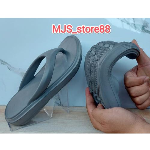 Jual sandal jepit karet pria wanita flip flop/sendal santai size 39-44 ...