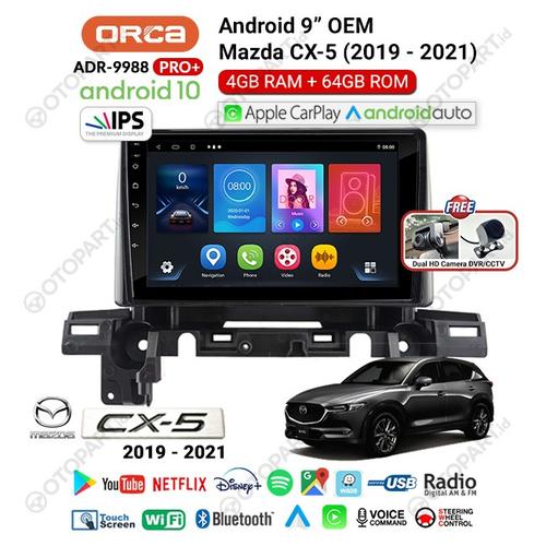 Jual Head Unit Android CarPlay 9 inch PRO+ DVR Mazda CX5 2017-2021 Ram ...