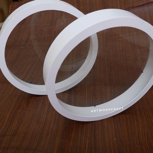 Jual [10 CM] Frame Mahar Bulat 10 cm / Bingkai Bulat 10 cm - Kaca, MDF ...