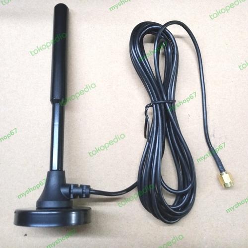 Jual antena modem 4G.3G.2G LTE 35dbi Konektor SMA male ( indoor magnet ...