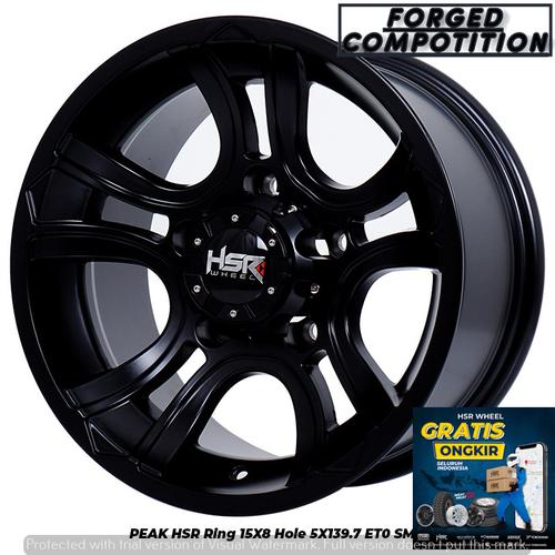 Jual velg mobil Jimny, Katana, PEAK HSR R15X8 H5X139,7 ET0 SMB - Kota Sukabumi - Forged ...