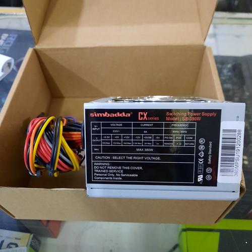 Jual POWER SUPPLY SIMBADDA 380WATT MINI PSU MINI SLIM 380W RESMI - Kota Bandung - AK EXPO ...